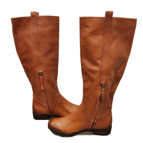 Sam Edelman | Shoes | New Sam Edelman Prina Studded Leather Riding Boot ...